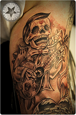 Skull tattoos - Mania Tattoo - Blackpool